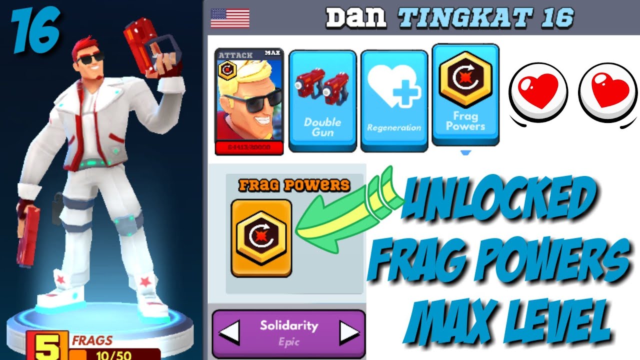 Play maxed DAN 1 powers #frag pro shooter maxed dan frag powers - YouTube
