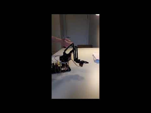 Gesture control with MeArm robot - YouTube