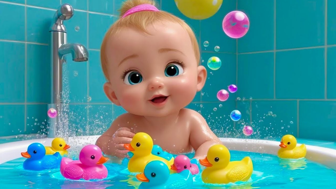 Bath Time Song | Fun and Soothing Kids Song | Nursery Rhymes & Kids ...