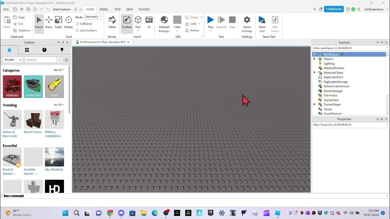 roblox studio new update insert object freezing issue - YouTube