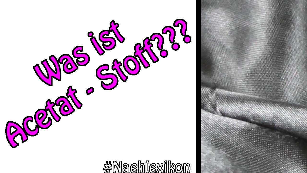 WAS IST ACETAT-STOFF? | #Naehlexikon | Dots Designs | Nähen für ...