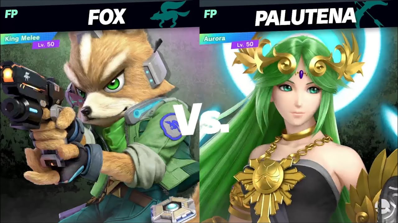 Amiibo Battles: Fox vs Palutena (King Melee vs Aurora) - YouTube