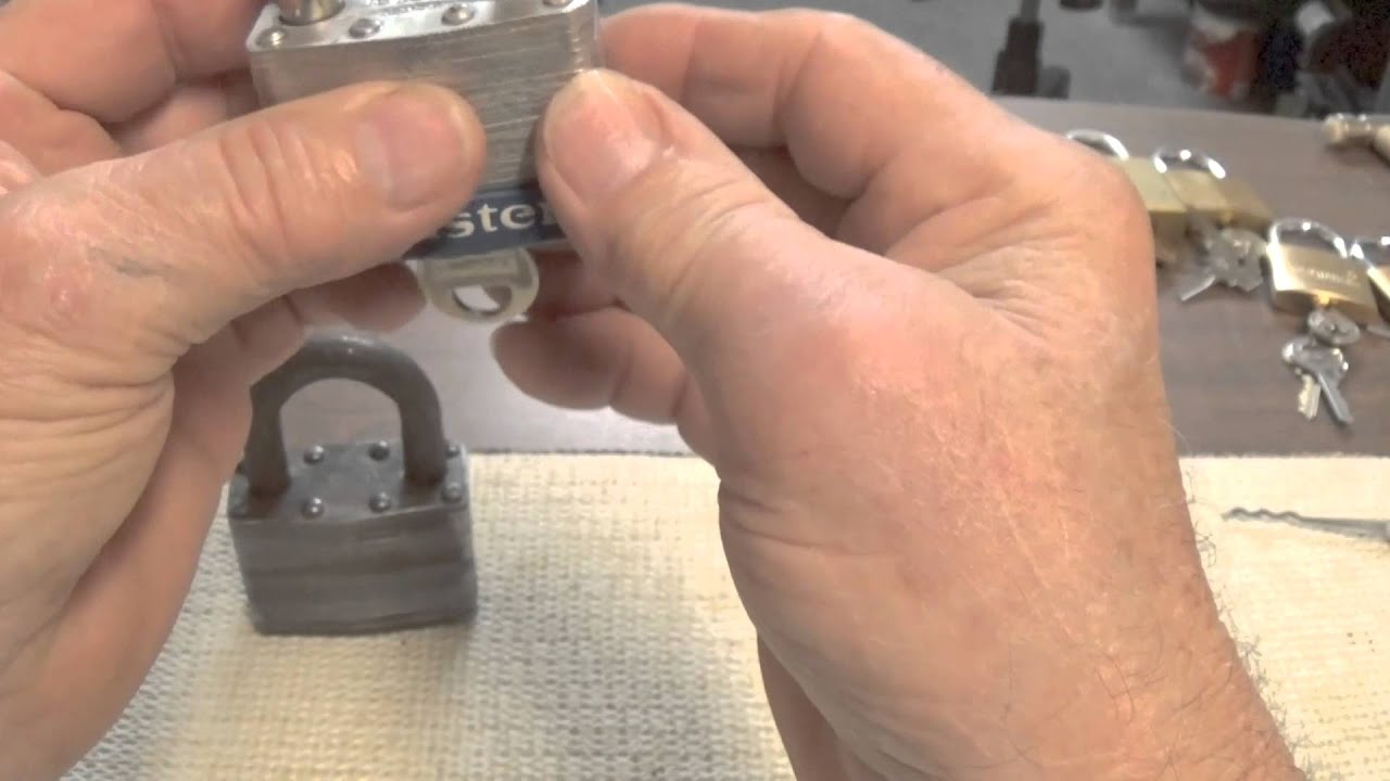 Master Padlock 5UP and Tuftest Padlock SPP"D and Review - YouTube
