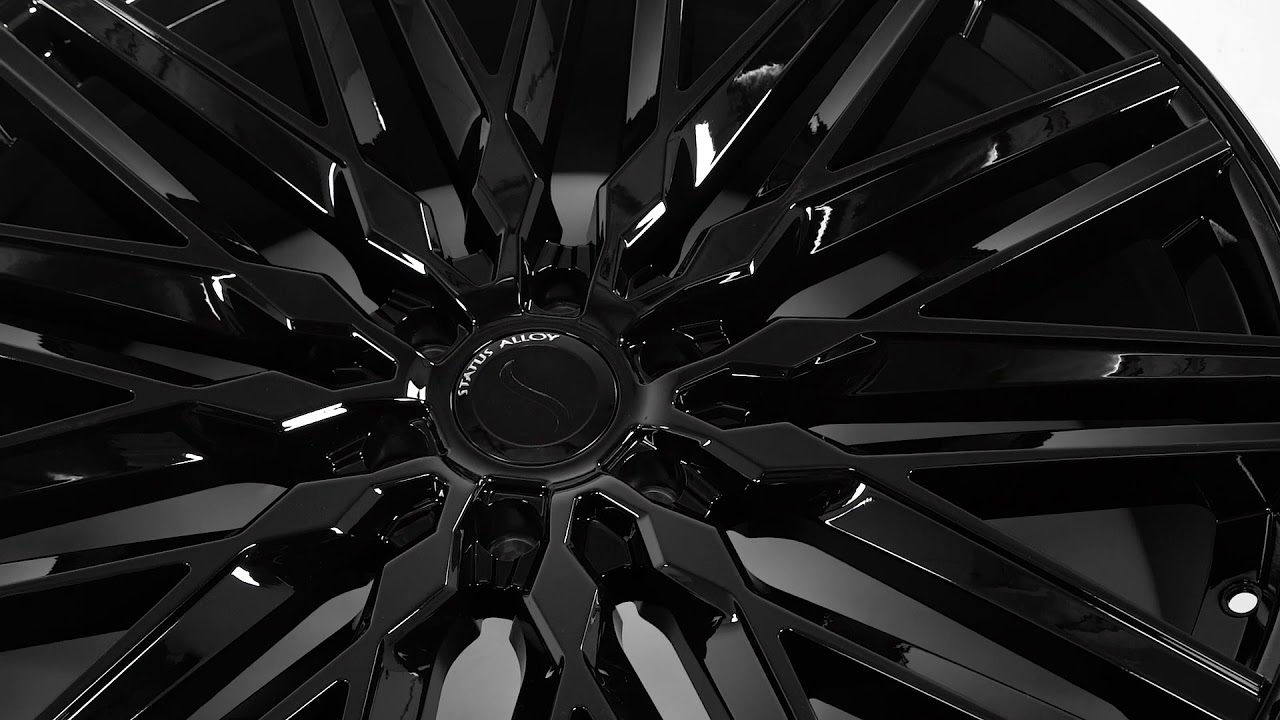 Status Wheels - Adamas in Gloss Black - YouTube