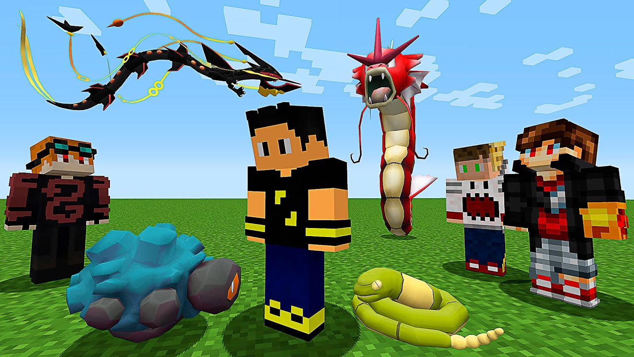 Os Primeiros Pokémon Shiny no Minecraft Pixelmon - YouTube