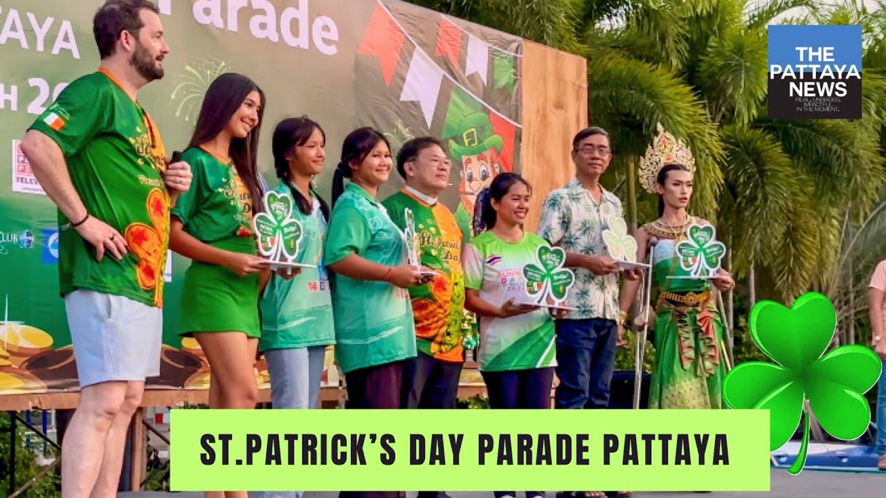 Highlights from the 2024 St. Patrick's Day Parade in Pattaya. - YouTube