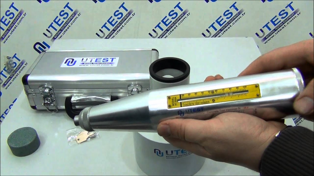 Concrete Test Hammer (Schmidt Hammer) N Type - YouTube