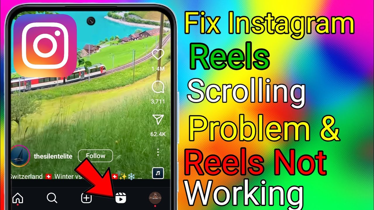 Fix Instagram Reels Scrolling Problem 2025 । Instagram Reels Not Working & Scroll Down Problem ...