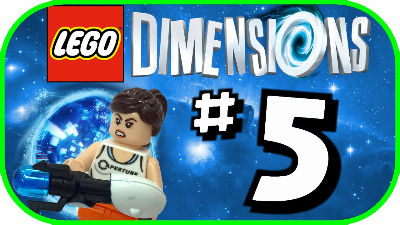LEGO Dimensions Part 5 Portal 2 Outside World Gameplay - YouTube