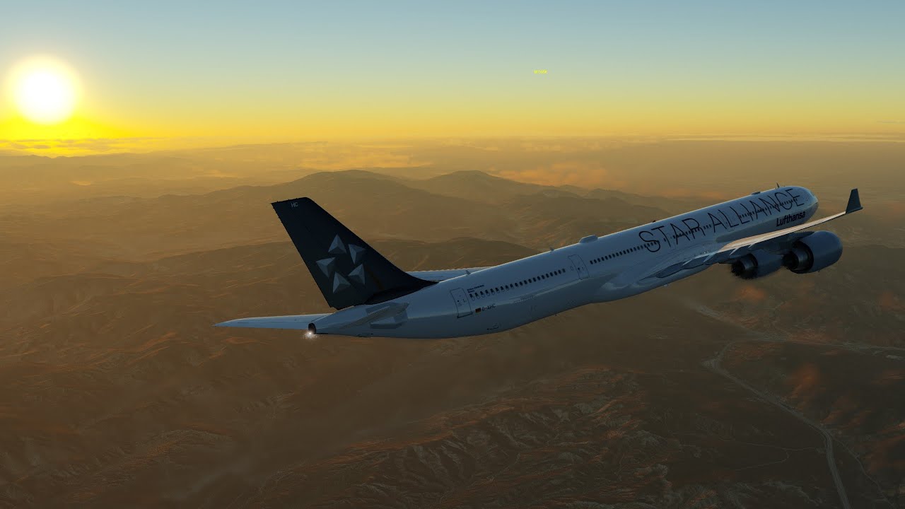 Cross The Pond 23 Live! A340-600 Orlando to Frankfurt - XP12 Full ...