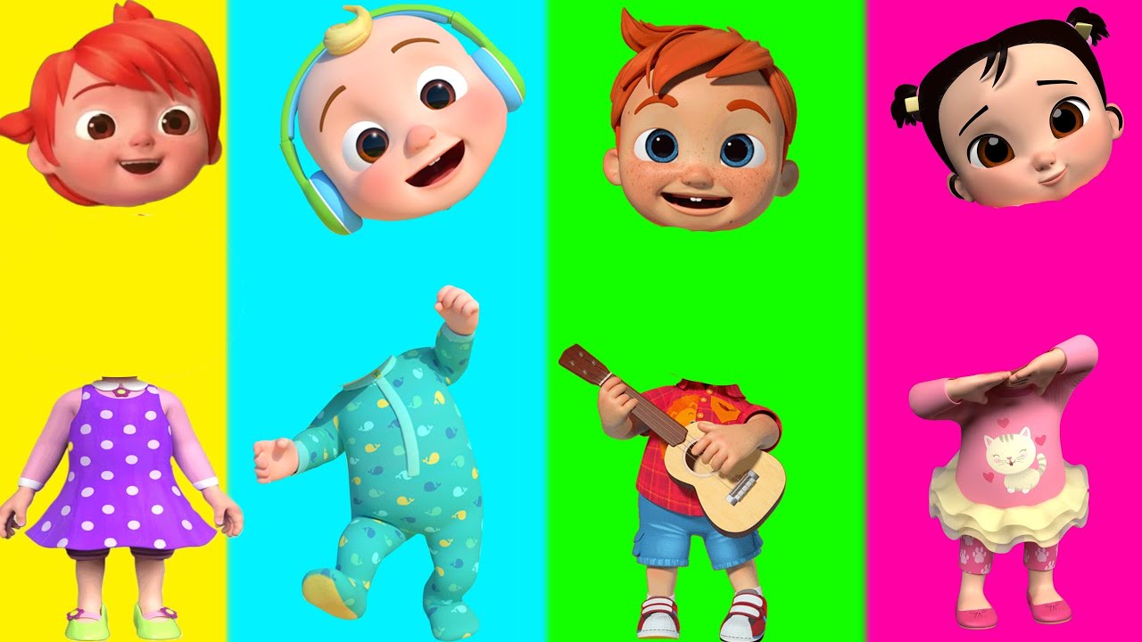 Cocomelon | Match The Head | Video for kids | Eps7 - YouTube