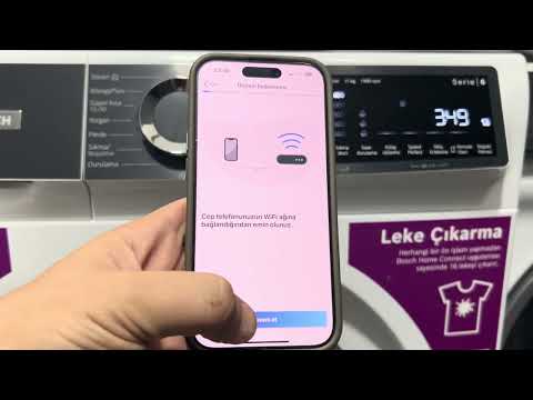 Bosch Seri 6 çamaşır makinesi home connect uzaktan bağlantısı nasıl yapılır? WGK264Z0TR wifi kurulum