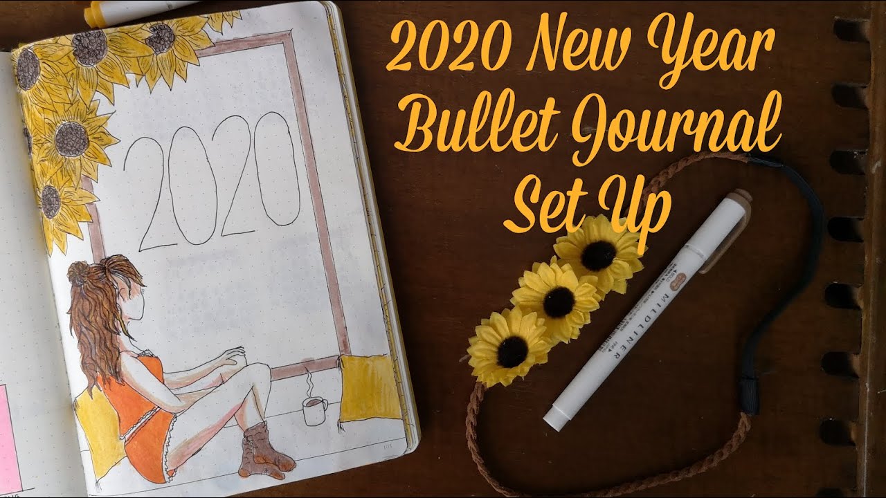 2020 New Year Bullet Journal Setup - YouTube