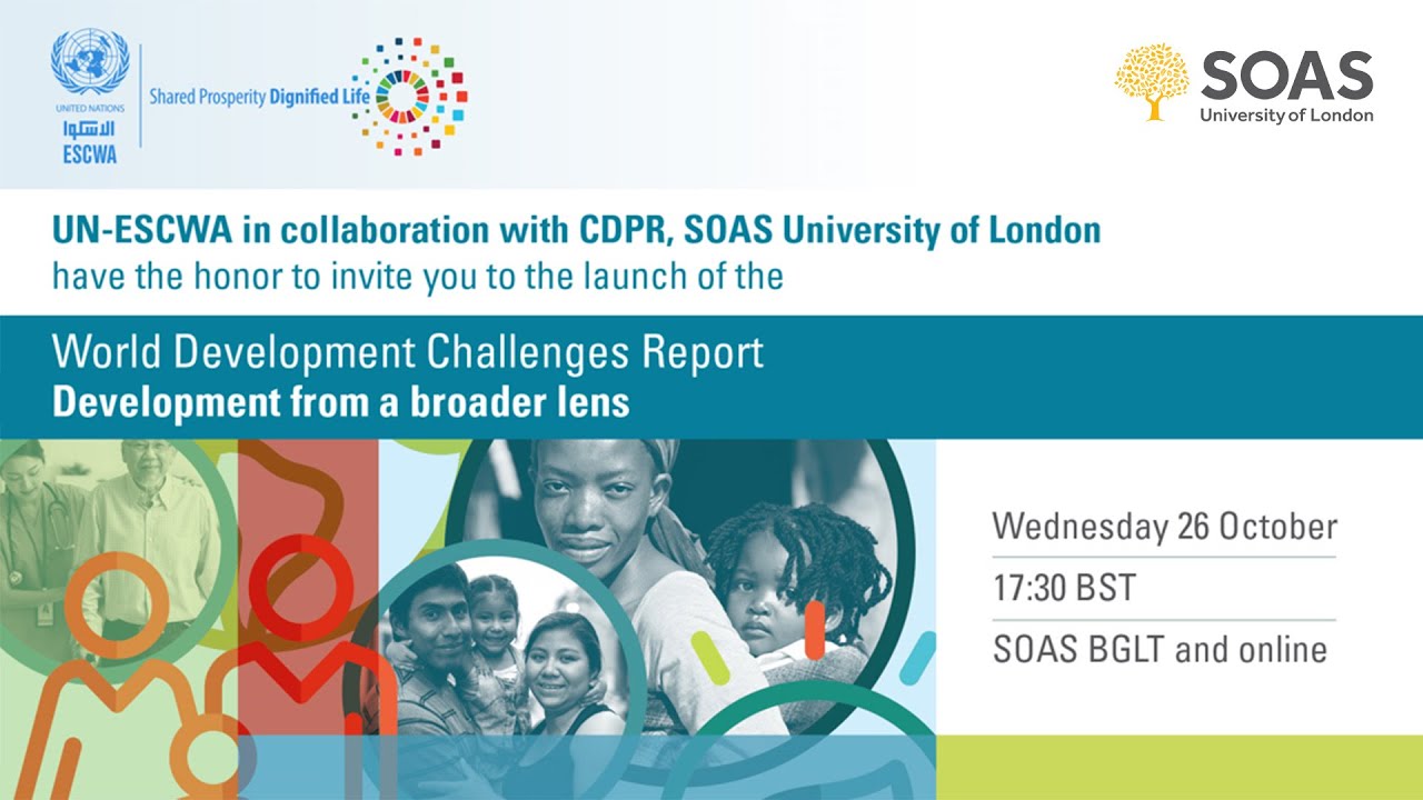 UN-ESCWA World Development Challenges Report Launch, hosted by CDPR ...