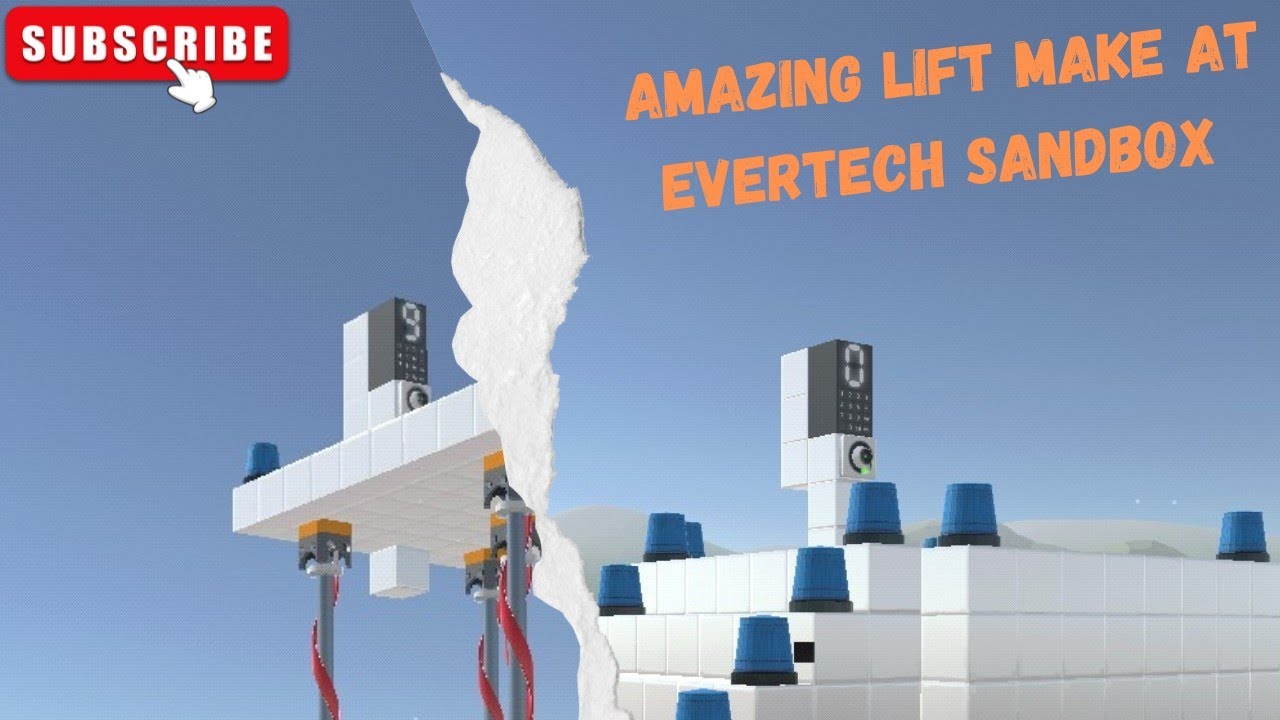 Best lift make at Evertech Sandbox Game 👍👍👍👍👍 - YouTube