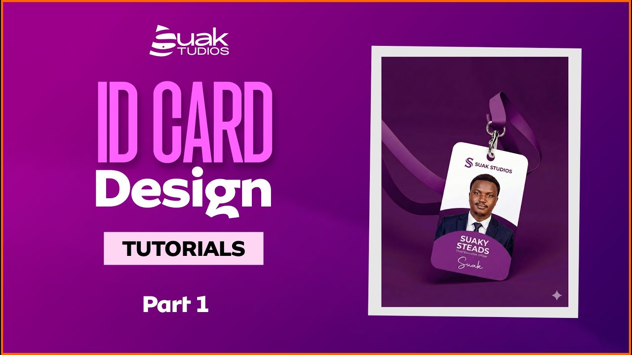5TH LESSON | ID CARD DESIGN TUTORIAL | PART 1 - YouTube