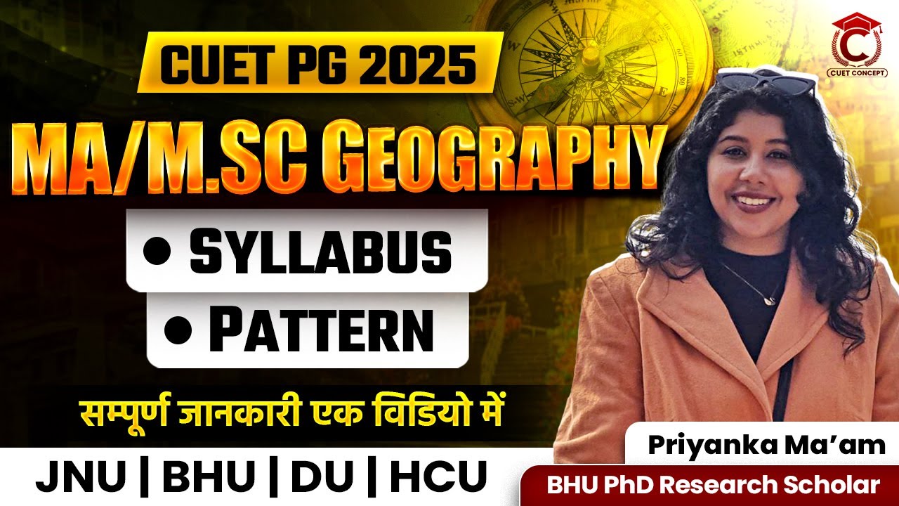 CUET MA Geography Syllabus 2025 | Complete CUET MA Geography Syllabus ...