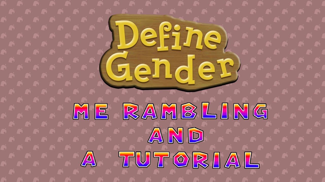 Tutorial: How to create a custom animal crossing logo - YouTube