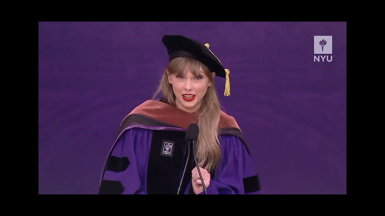 Taylor Swift Speech at NYU COMMENCEMENT 2022 #NYU2022 #TAYLORSWIFT ...