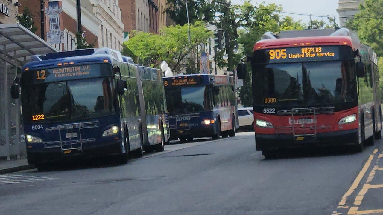 Cdta: PM Rush Hour Bus Action in Downtown Albany, S2EP24 - YouTube