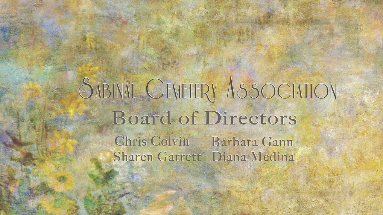 Sabinal Cemetery Association - YouTube