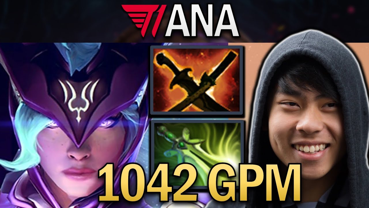 Luna Dota 2 7.32 Gameplay T1.Ana with 1042 GPM and Butterfly #dota2 #dota2gameplay - YouTube