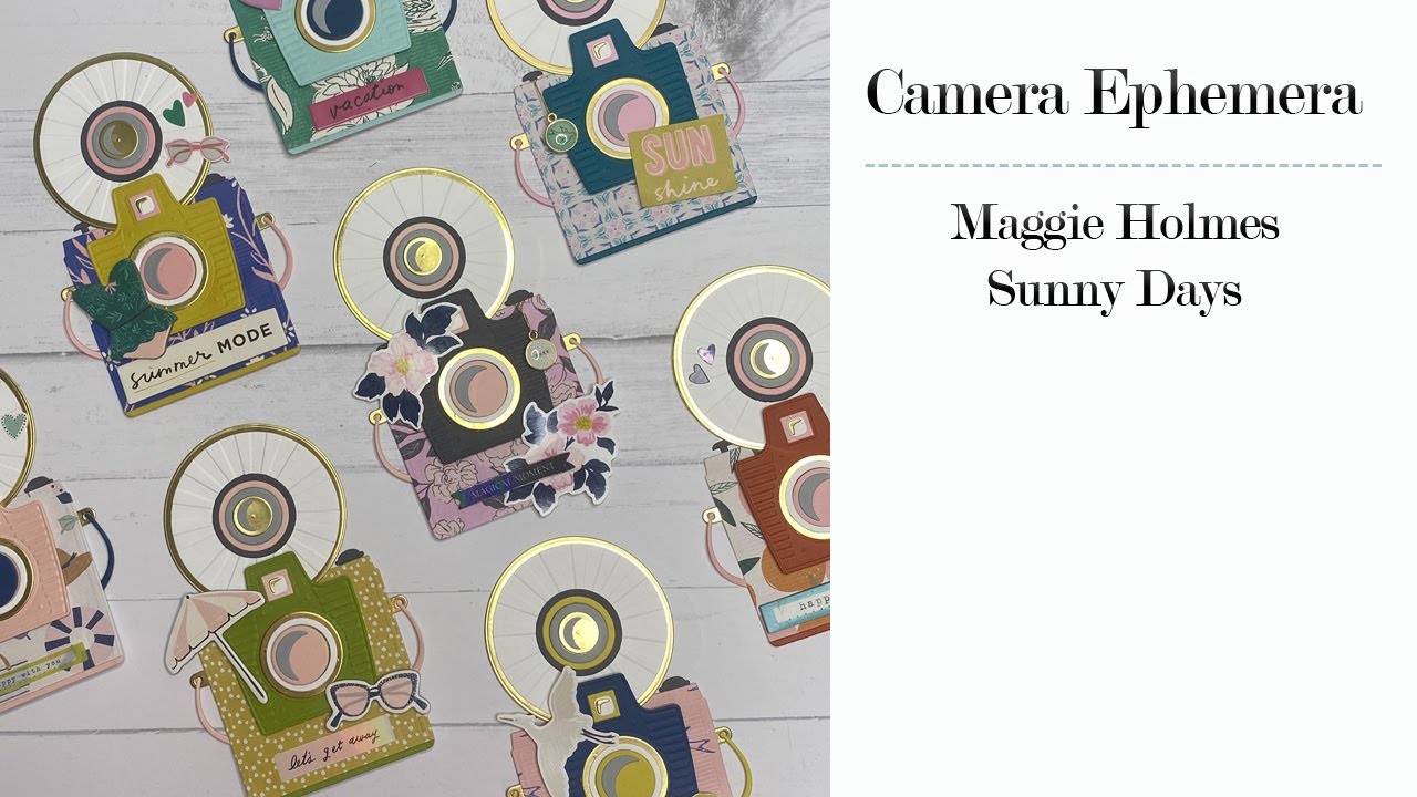 Camera Ephemera | Say Cheese - Spellbinders (April 2022) Large die of ...