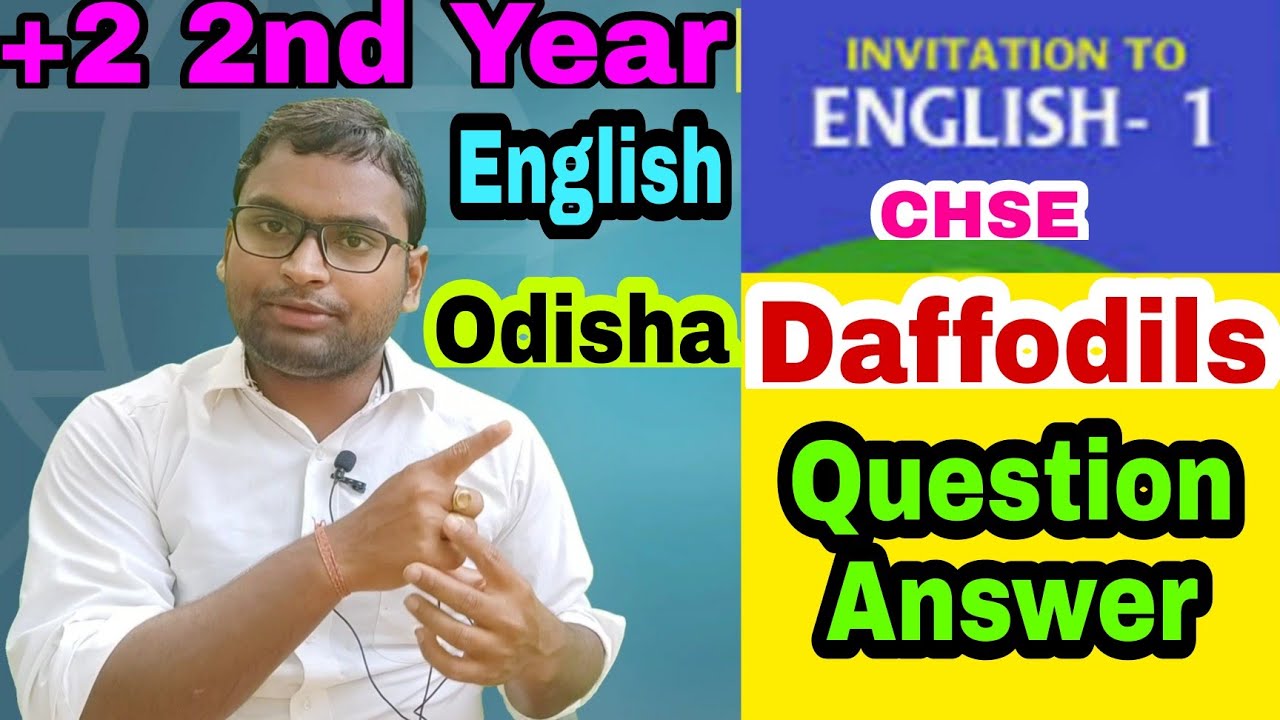 Daffodils Question And Answer 2 2nd Year English Invitation To Daffodils Question And Answer 2 2nd Year English Invitation To