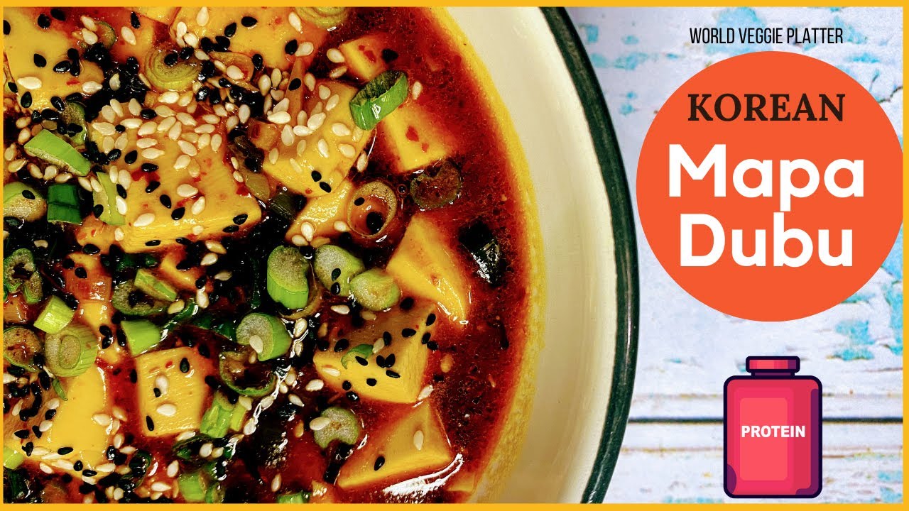 How to make Vegan Mapo Tofu | Korean-style Mapo Tofu Recipe | MapaDubu ...