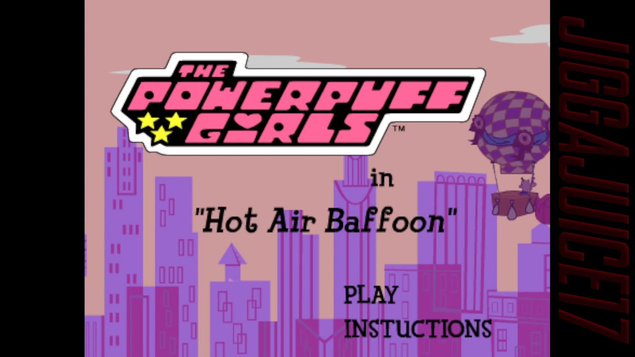 Powerpuff Girls: Hot Air Buffoon Shockwave Game (No Commentary) - YouTube