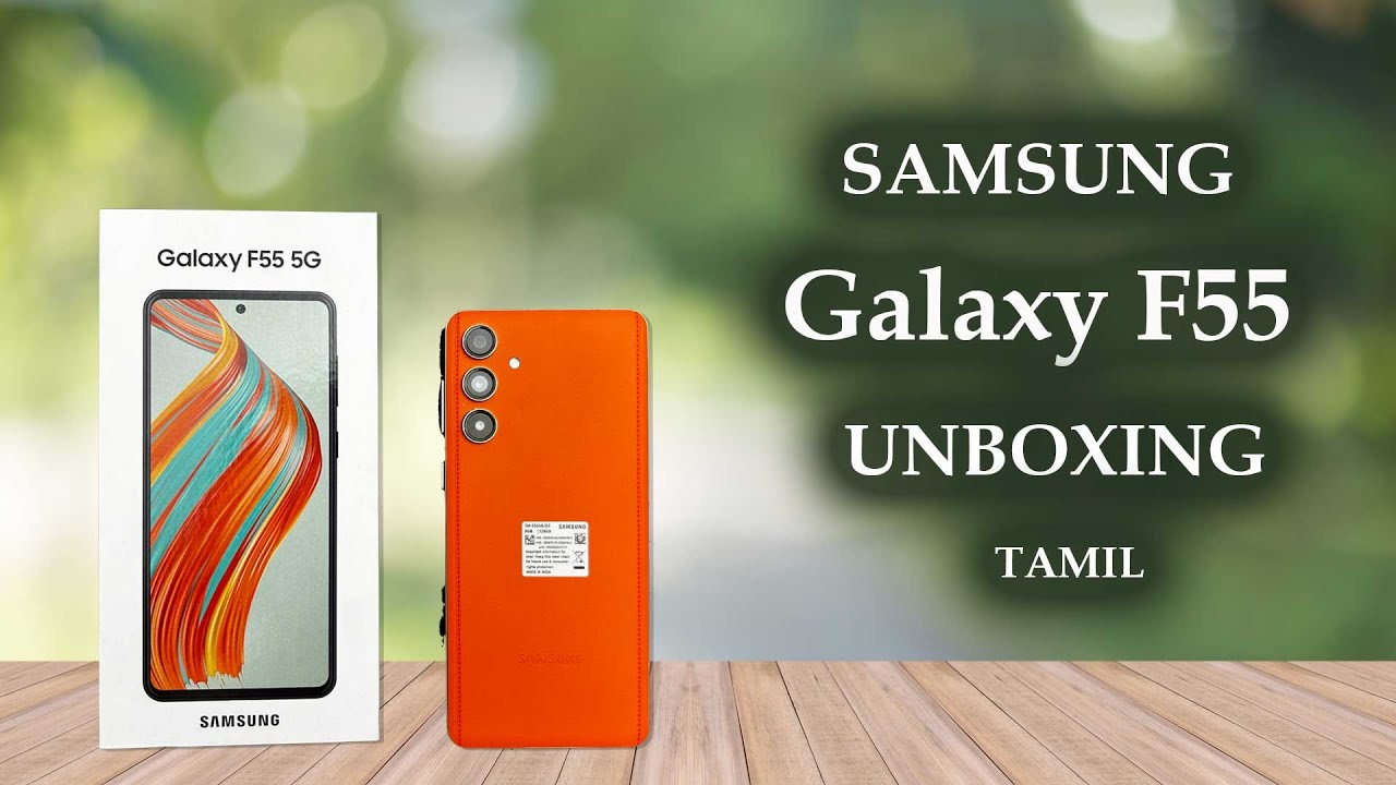 Samsung Galaxy F55 5G Unboxing in Tamil | Galaxy F55 Review | First ...
