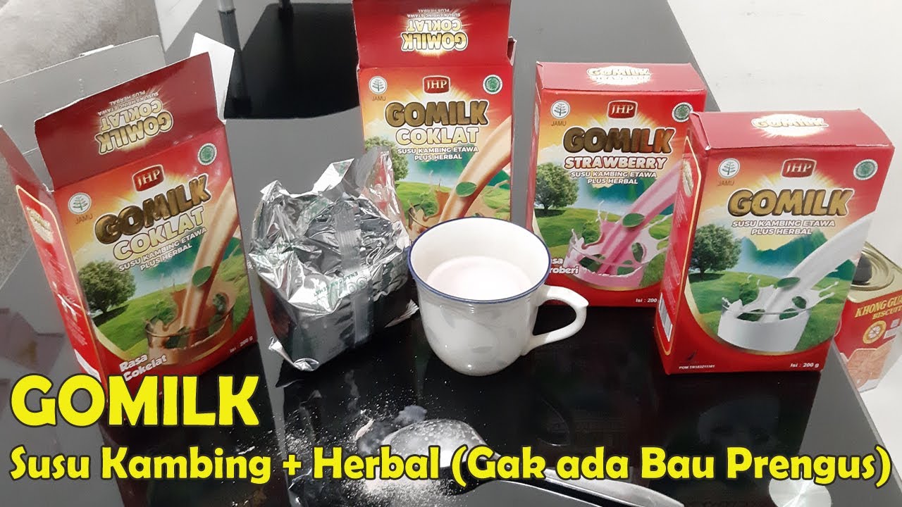 GOMILK, Susu Kambing ETAWA Herbal Pertama Campuran Daun Kelor & Daun ...