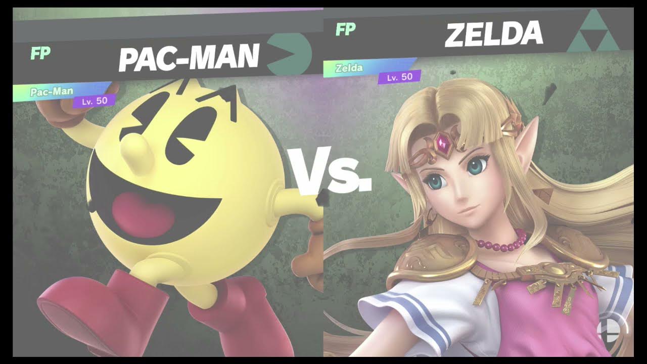 Super Smash Bros Ultimate Amiibo Fights – 9pm Poll Pac Man vs Zelda - YouTube