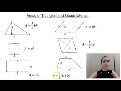 Areas of Triangles and Quadrilaterals - YouTube