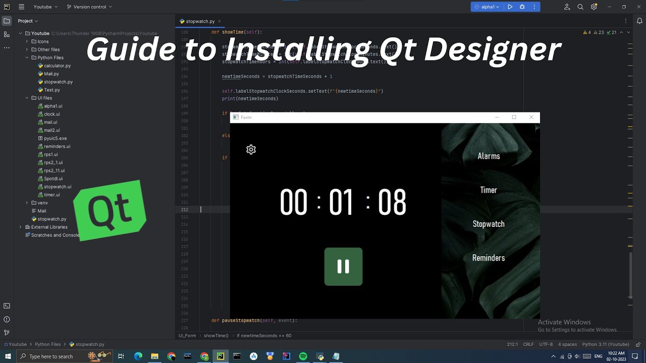 Installing Qt Designer Youtube 1211