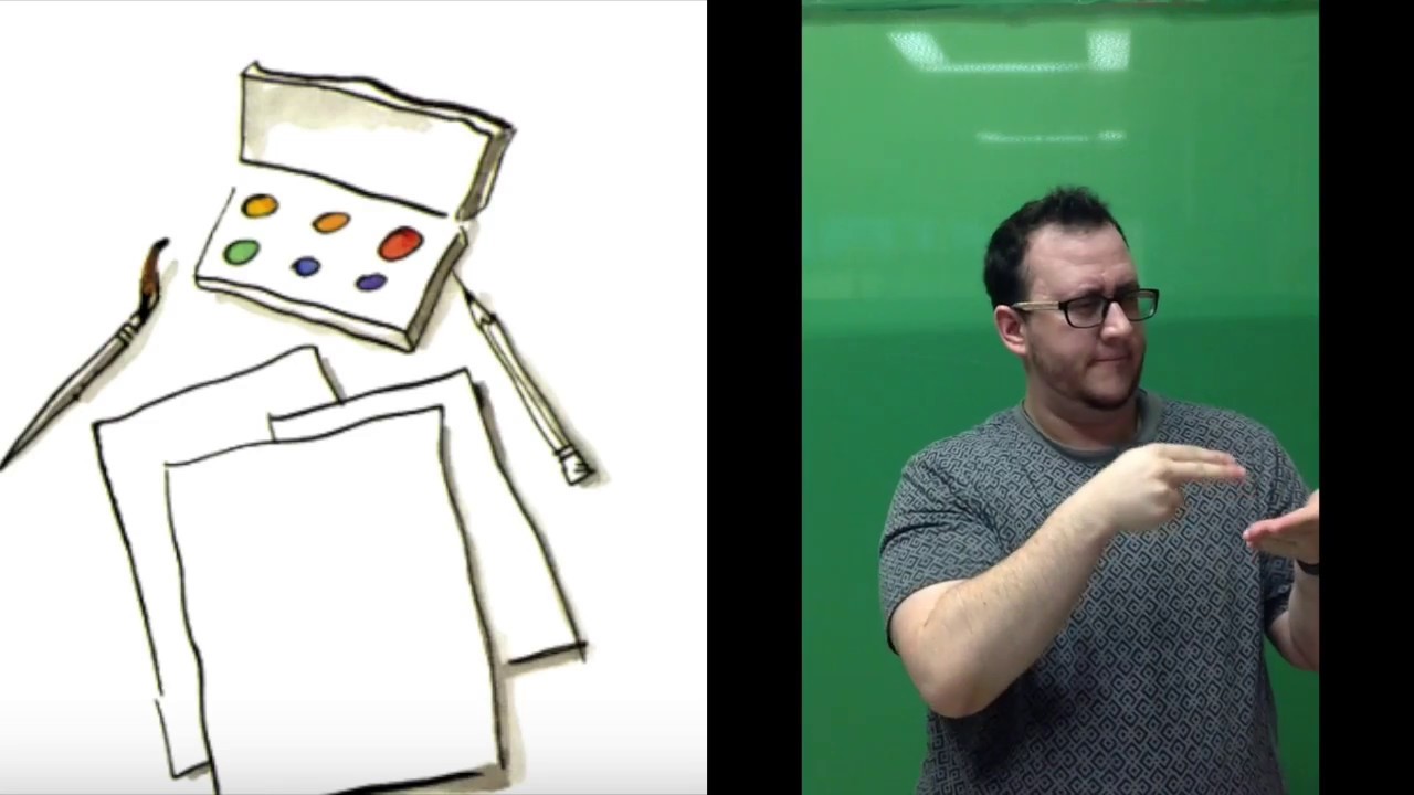 The Dot (in American Sign Language) by Peter H. Reynolds (CC) (No audio ...