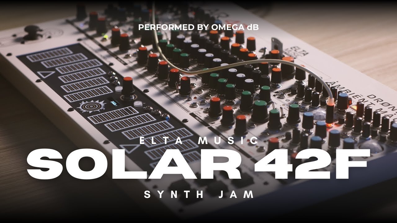 Cinematic Sci-Fi Soundscape | Solar 42F Synth Live Jam | OMEGA dB - YouTube
