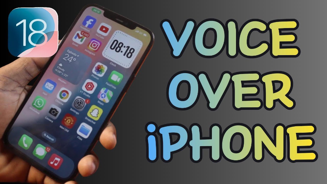 How to Turn on Voiceover on iPhone on iOS 18 - YouTube