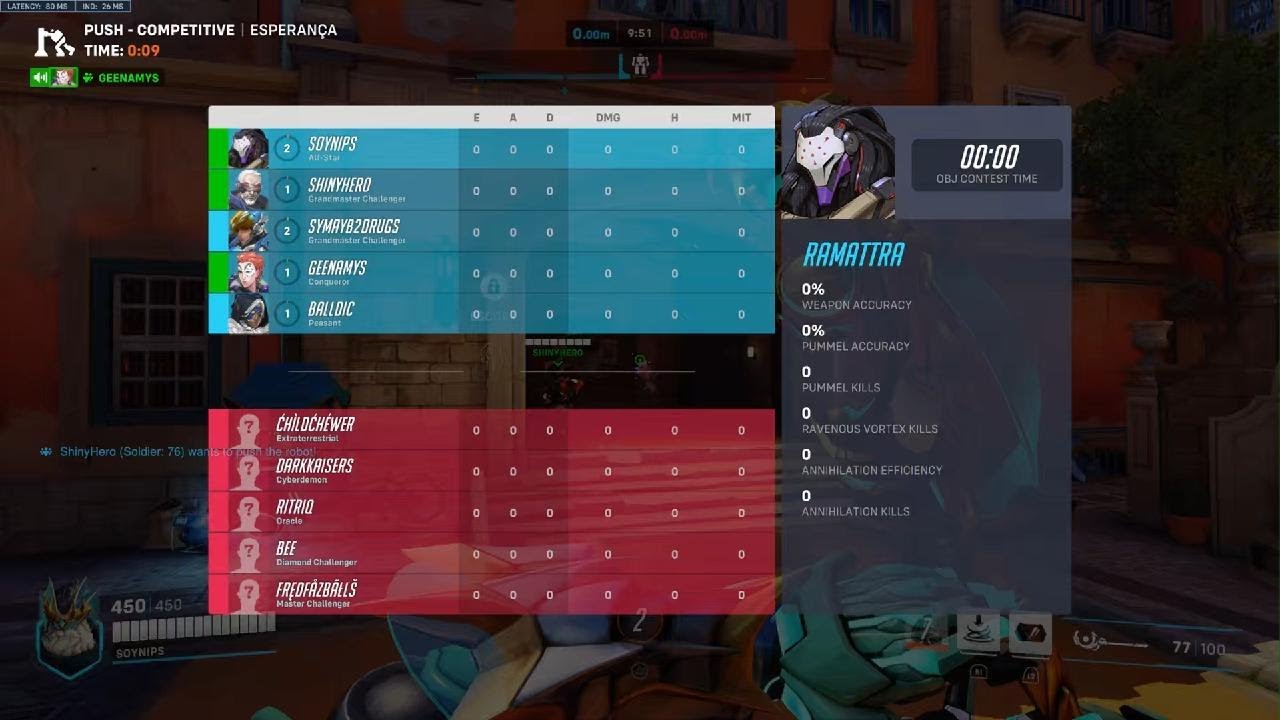 Overwatch 2: Role queue Esperanca Ramattra - YouTube
