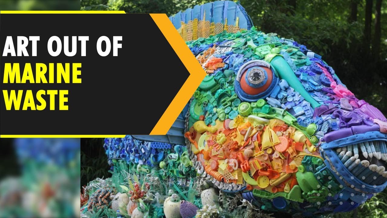 Art from marine rubbish – what these artists are making out of ropes ...