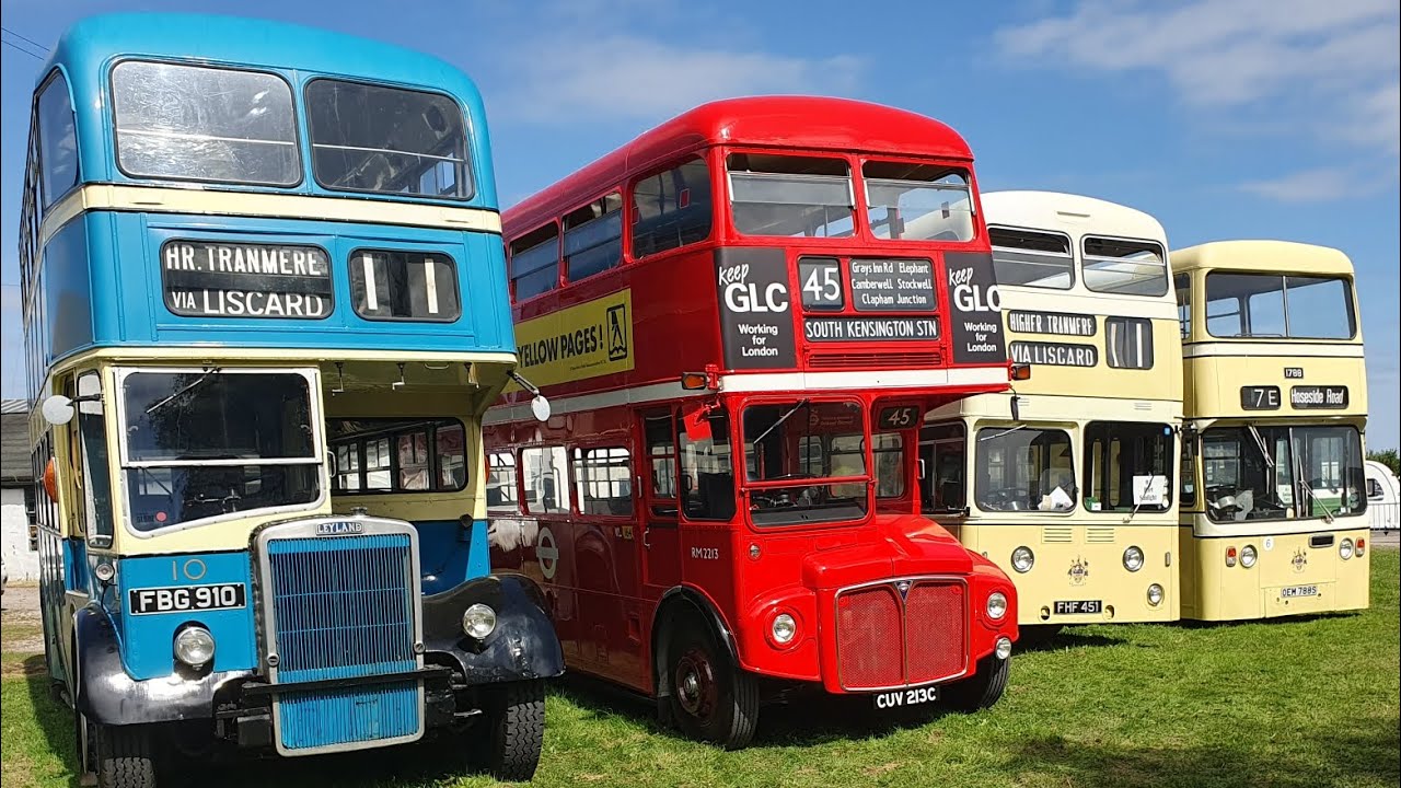 hooton park bus and Aviation day 2024 - YouTube