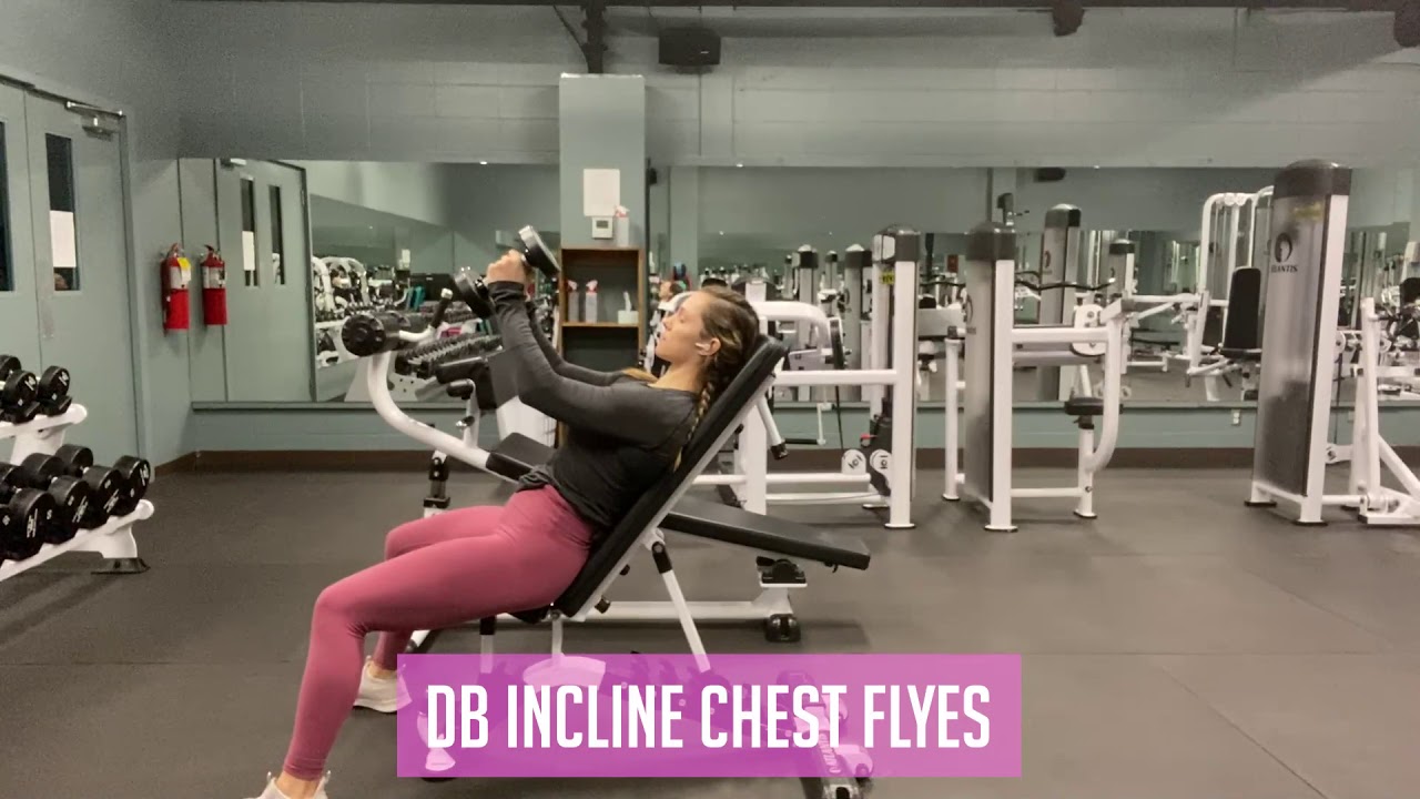 DB Incline Chest Flyes - YouTube