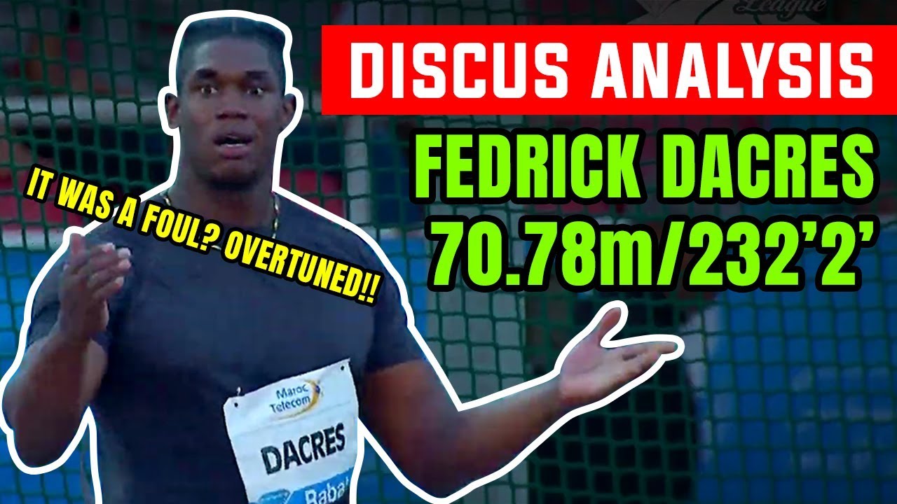 FEDRICK DACRES 70.78m | DIAMOND LEAGUE RABAT | THROW ANALYSIS - YouTube