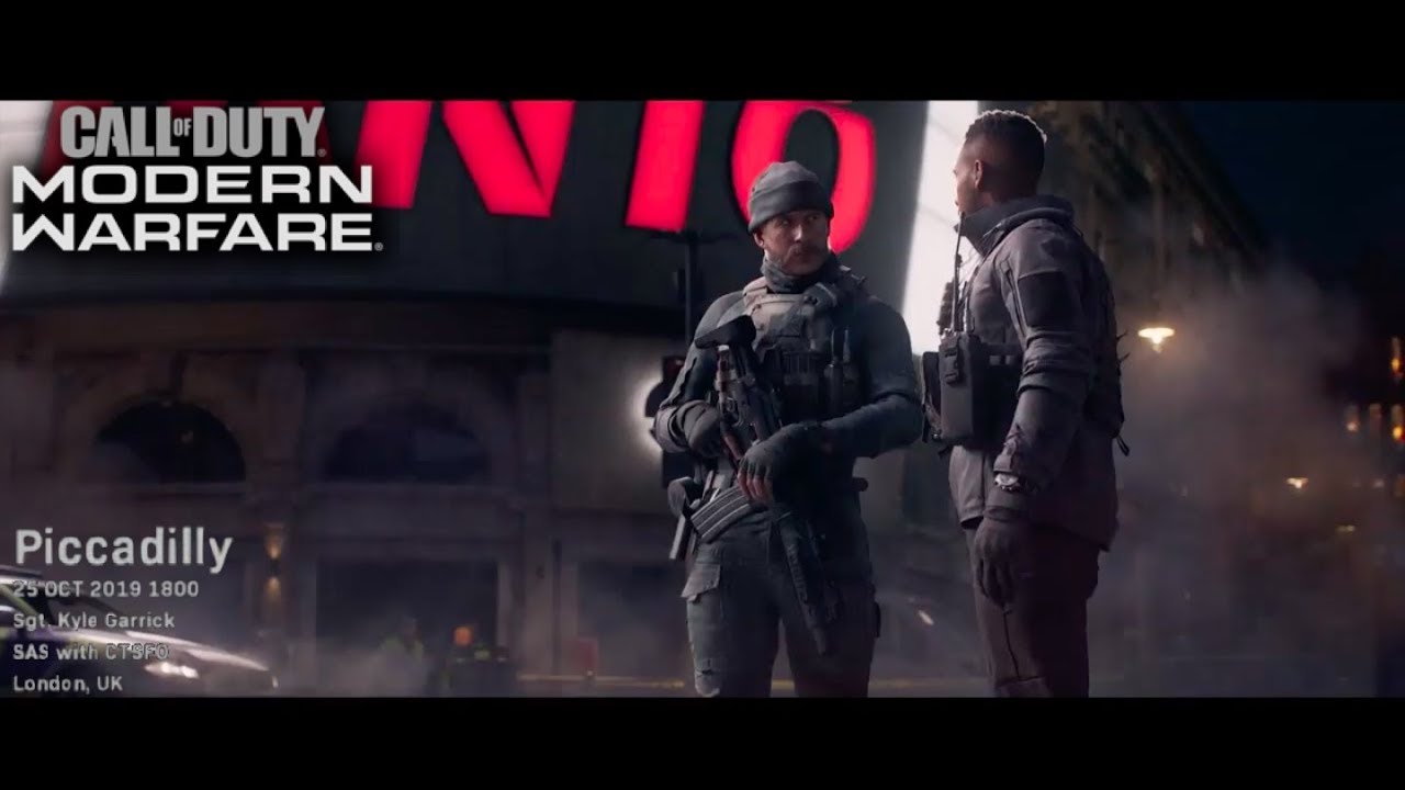 Call of Duty Modern Warfare 'Piccadilly' Gameplay - YouTube