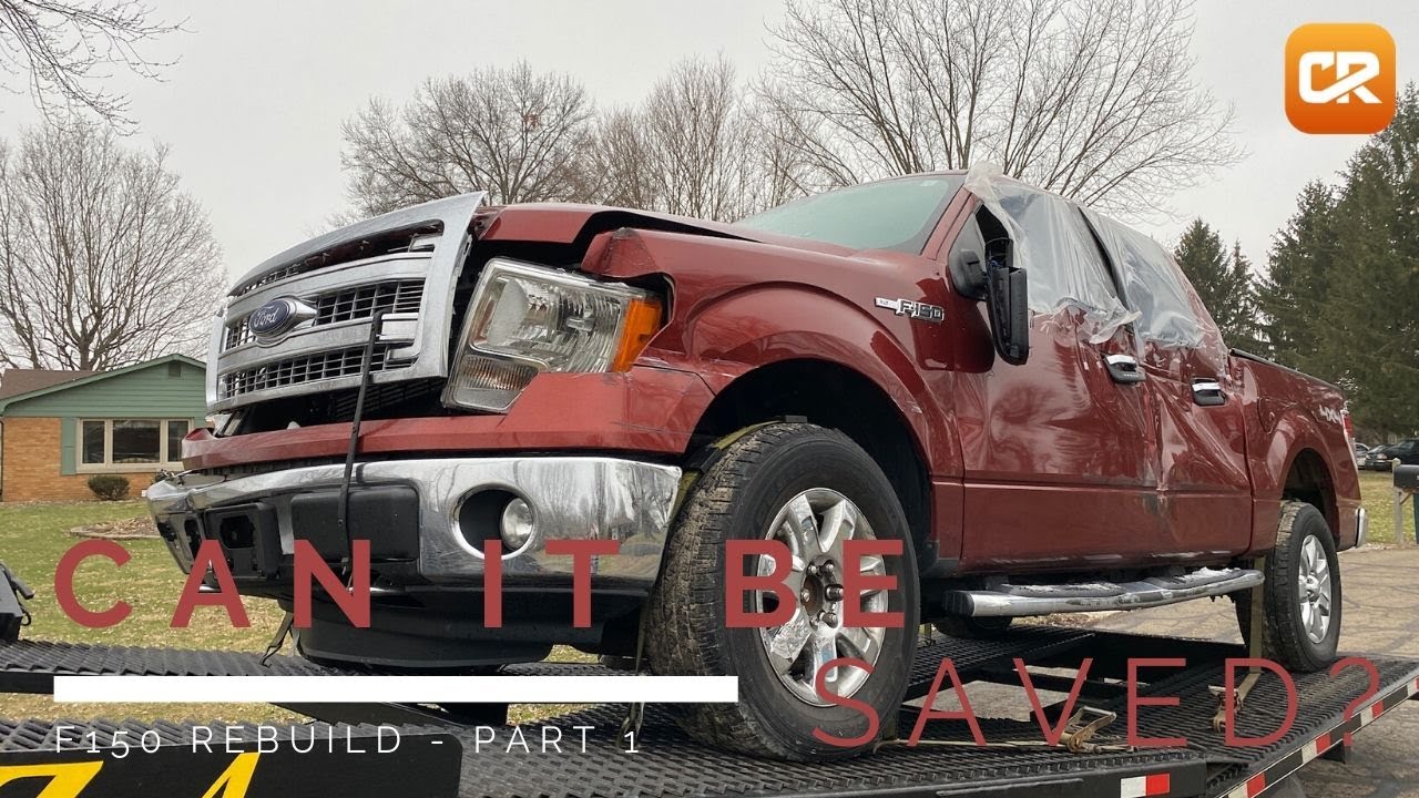Rebuilding a Badly Wrecked 2014 Ford F-150 - Part 1 - YouTube