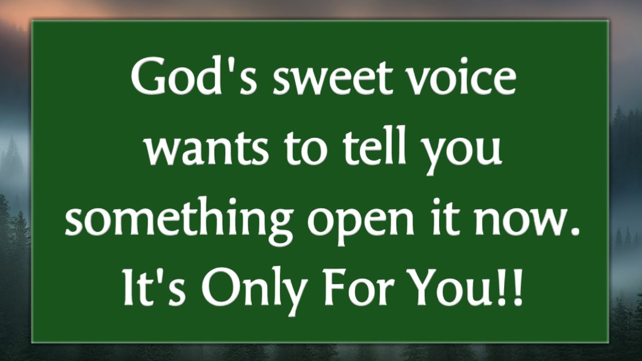 ⚱️God's sweet voice wants to tell you something...!! God's message for ...
