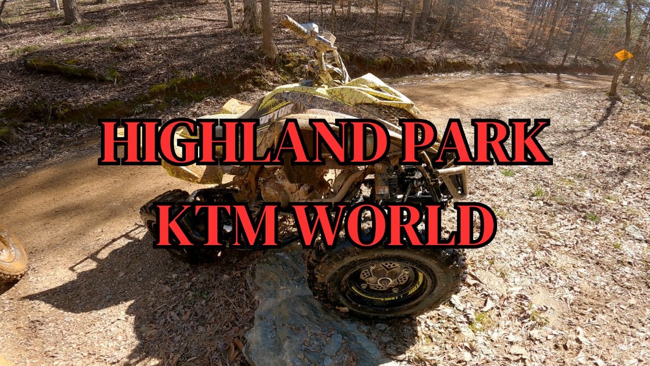 Long ATV Ride Raptor 700r Highland Park Off-Road-Resort GA - YouTube