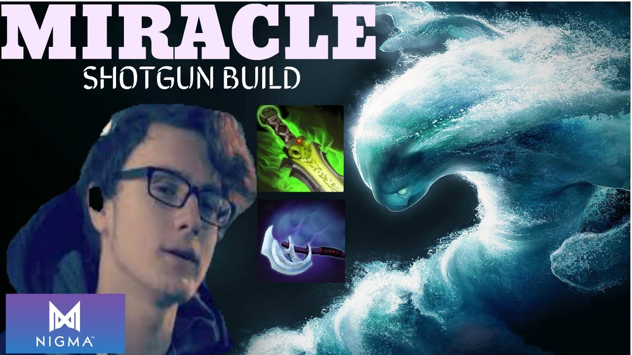 MIRACLE. SHOTGUN BUILD MORPHLING. DOTA 2 PRO GAMEPLAY - YouTube