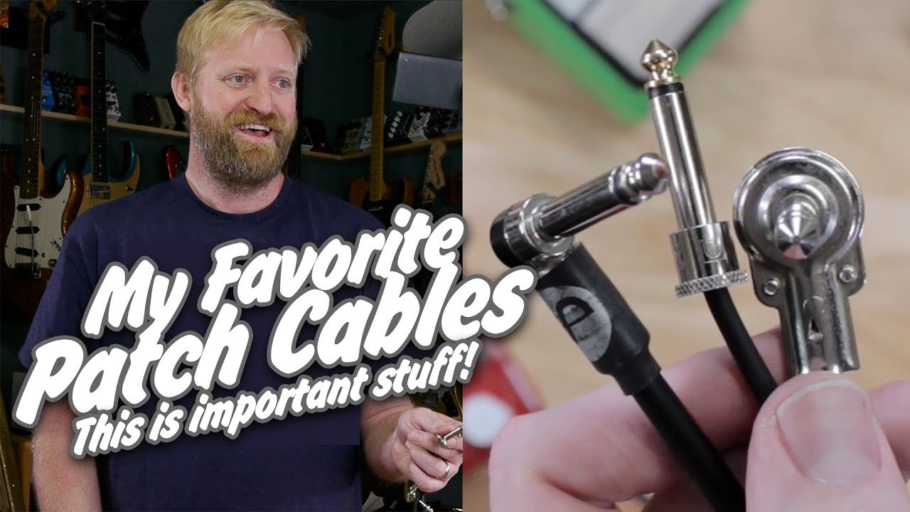 My Favorite Patch Cables- Hosa / Boss / Sinasoid - NOT SPED UP! - YouTube