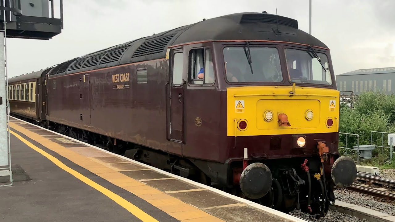 WCR Class 47+57 departing Westbury - YouTube